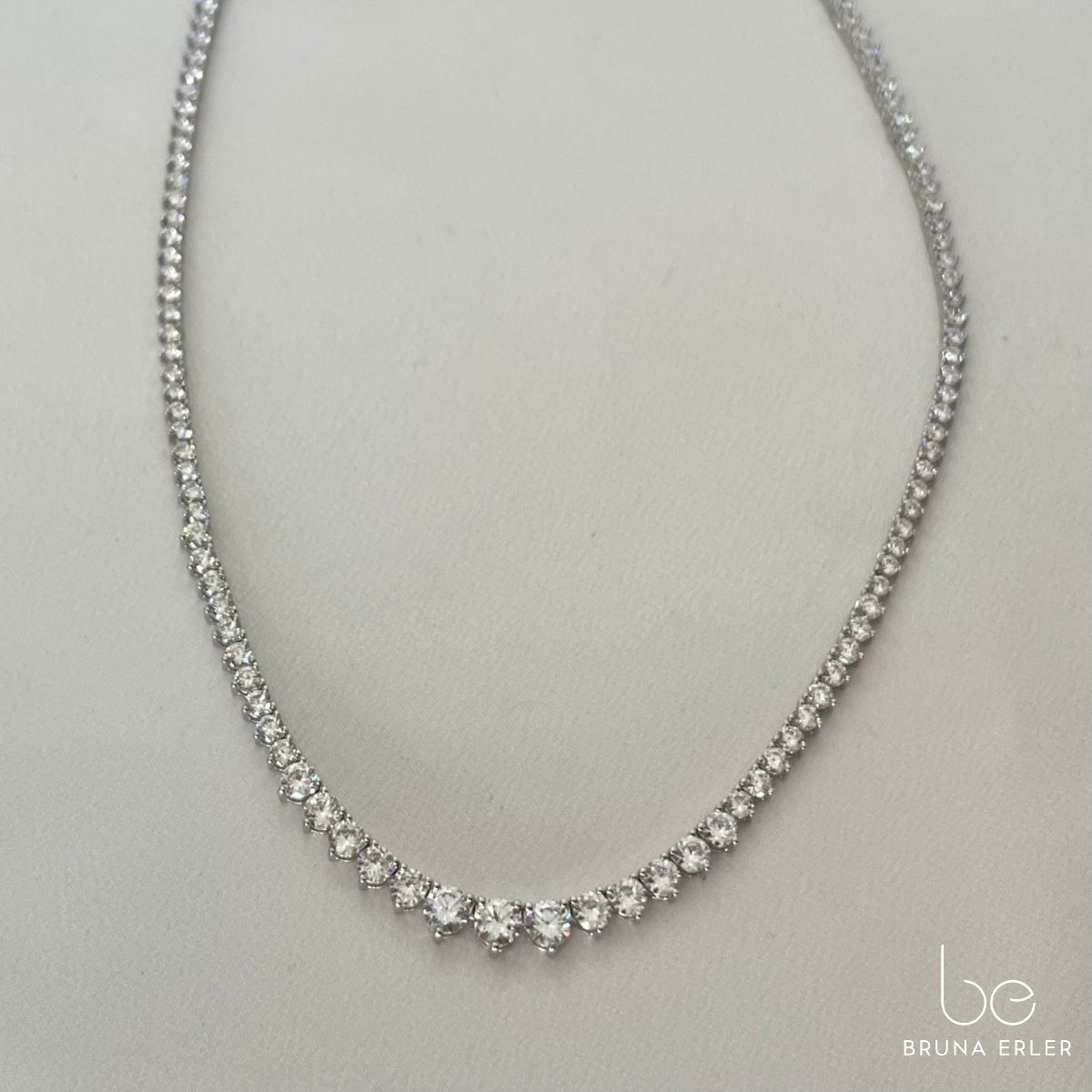 COLAR RIVIERA CRISTAL DEGRADE 3 PONTOS - COLAR RIVIERA CRISTAL DEGRADE 3 PONTOS - GERAL